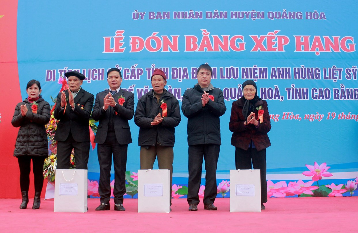 Công nhận Địa điểm Lưu niệm Anh hùng Liệt sỹ Bế Văn Đàn là Di tích Lịch ...